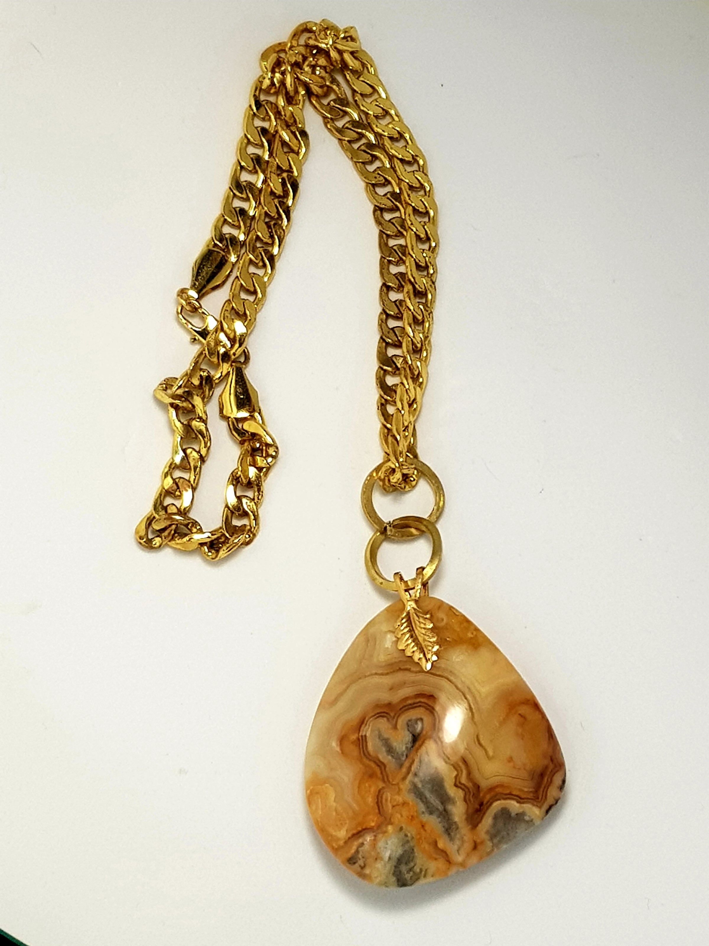 Gold Tiger Pendant Big